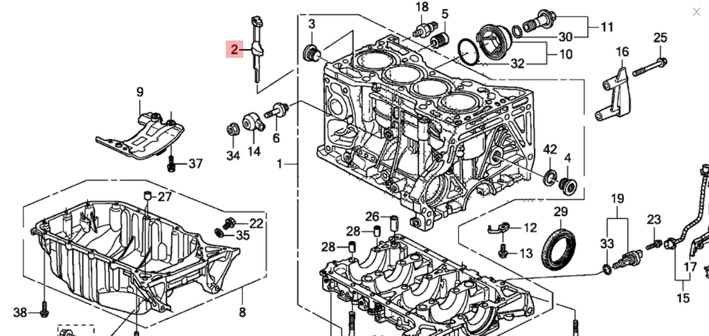 Genuine Honda 11103-R40-A01 Partition Plate – RevlineKC